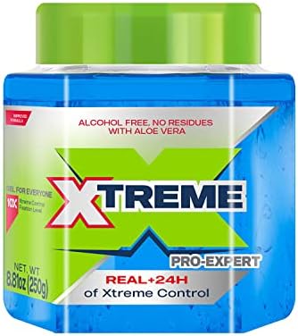 Amazon.com : Xtreme Pro-Expert Blue Styling Hair Gel, 24-Hours Xtreme ...