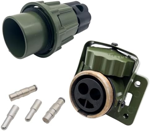 SERTPLAS 2 polige NATO Steckdose mit Stecker 35mm² 2 Poliger NATO ...