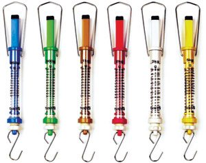 Push/Pull Spring Scales - 3 Kg (30.0 N) - White: Science Lab Supplies ...