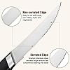 Amazon.com: HAUSHOF Steak Knives Set of 4, German Stainless Steel Premium Serrated Steak Knife ...