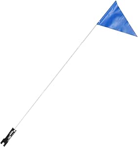 Amazon.com : VANZACK 1 Set Reflective Flagpole with Pole Bicycle Flags ...