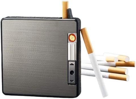 BEBO CREATIONS Stylish Cigarette Case Electric Lighter for Men & Women ...