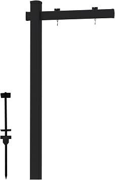 Amazon.com: FENCETECH Vinyl PVC Real Estate Sign Post 6' Tall, Realtor ...