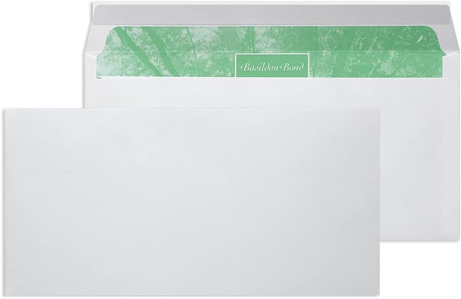 Basildon Bond Envelopes DL White wrapped Pk100 : Amazon.co.uk ...