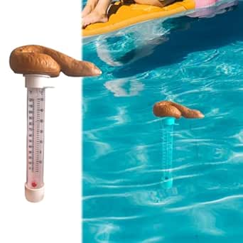 Amazon.com: Generic Floating Poop Prank Water Thermometer, Floating ...