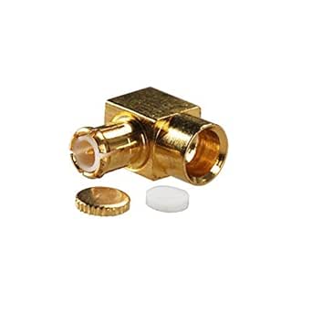 5pcs Rf Wire Coaxial Cable Terminal Copper Alloy Connector MCX Male ...