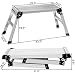 Giantex Work Platform Aluminum Step Ladder Drywall Safe CE Approved of ...