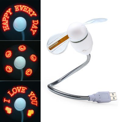 Imported and new Programmable Flashing Message USB LED Fan : Amazon.in ...