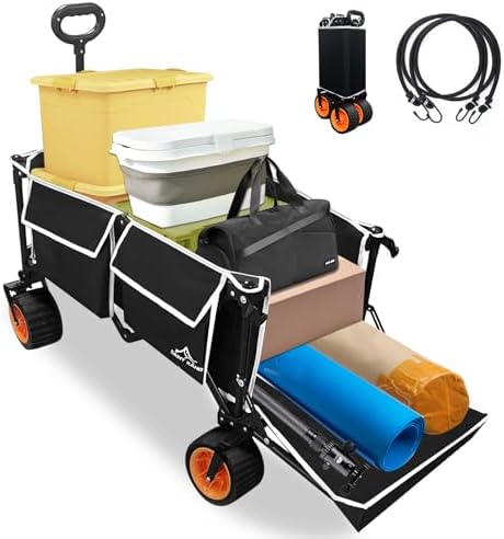 Amazon.com : Rangland Beach Wagon with Big Wheels for Sand - All ...