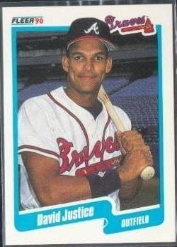 Amazon.com: 1990 Fleer #586 Dave Justice RC Rookie Card : Sports & Outdoors