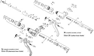 Amazon.com: Avid Lever Assy Elixir CR w/Carbon Lever White/Black (X9)