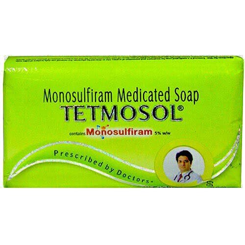 Buy Tetmosol soap 100gm Monosulfiram medicated soap pack of 1 Online at ...