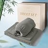 Amazon.com: N&Y HOME StretchSnug Queen Sheets Set - Blend of Rayon ...