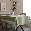 Amazon.com: ArtBud Burlap Cotton Linen Table Clothes Farmhouse ...