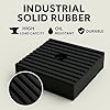 4 Pack Heavy-Duty Anti-Vibration Pads – Solid Rubber 4"x4"x1" | Noise ...