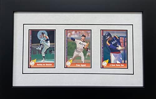 Amazon.com: Trading Card Display Frame for 6 Cards- Black (White Trim ...