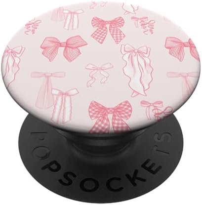 Amazon.com: Girly | Bow in Watercolor| coquette | Aesthetic Pink Bow ...