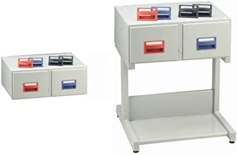 Amazon.com : Rexel 3312280 Valrex Enamel Black Index Card Box with 2 ...