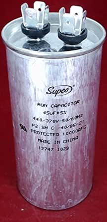 45 MFD 440v 440 Volt Round Motor Capacitor for Heil Amana Carrier ...