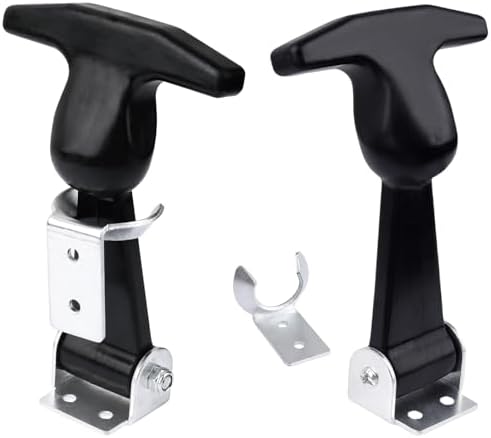 Elastic Stainless Steel Rubber Hood Catch - Flexible T-Handle Hasp ...