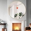 Amazon.com: CIVENO Gold Round Mirror, 42 inch Large Circle Mirrors ...