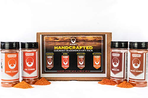 Hunter's Seasonings, Spices & Dry Rubs Gift Set - Gourmet Seasoning Pack