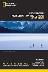 National Geographic Professional High Definition Photo Paper (177700 ...