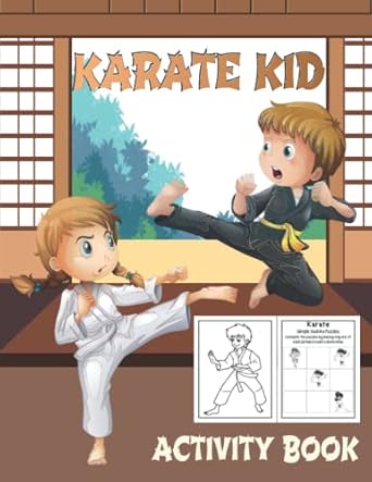 Karate kid Activity book: Over 70 Martial Arts Activities Pages For ...