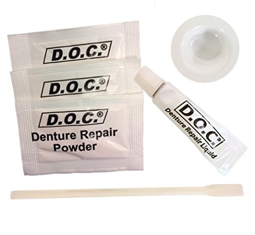 Amazon.com: Emerg-A-Dent Emergency DENTURE REPAIR KIT : Health & Household