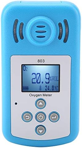 Oxygen Detector, Portable O2 Gas Tester Oxygen Gas Meter, 0~25% VOL O2 ...