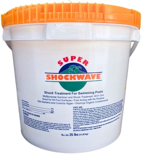 Amazon.com : Super Shockwave Pool Shock – 73% Cal-Hypo Granular ...