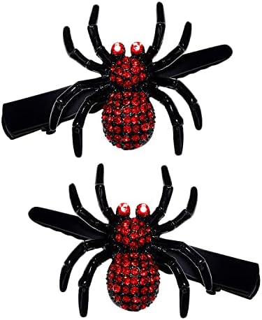 Amazon.com : Halloween Hair Clips Gothic Spider Hairpins for Women ...