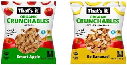Amazon.com: That's It Crunchables Bulk 50-count Variety 100% Organic ...