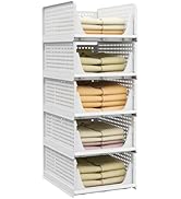 Amazon.com: Pinkpum Large Shoe Organizer Storage Boxes for Closet ...