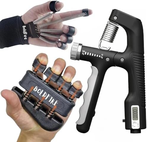 Buy Adjustable Hand Gripper with Counter – 100Kg Resistance | Forearm ...