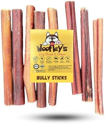 Amazon.com : Woofley's 4-5" Bulk Regular Bully Sticks - (100 Count ...