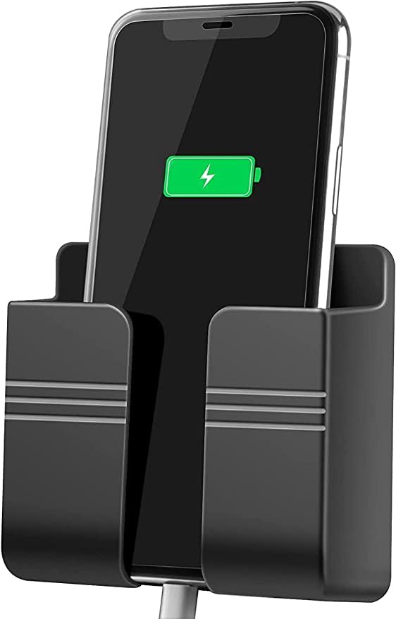 BLAXSTOC Wall Mounted Mobile Holder for Remote, Wall Mounted Mobile ...