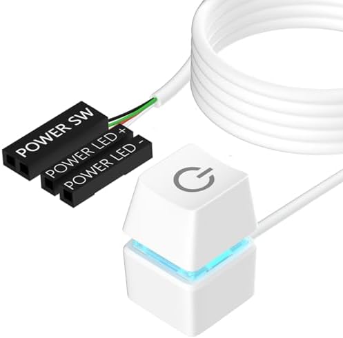 Amazon.com: MEIRIYFA Desktop Computer Power Switch Power Supply Cable ...