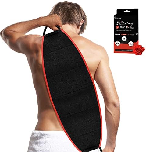 Amazon.com : Evridwear Exfoliating Body Scrubber with Handles Back ...