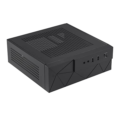 Goodisory MX01 SECC Fanless Mini ITX HTPC Chassis with 3.5″ Hard Drive ...