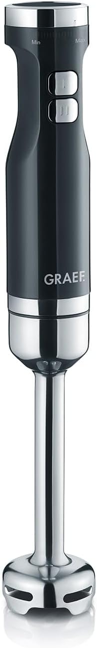 Hand blender Graef HB502EU 800 W whisk, turbo function black : Amazon ...