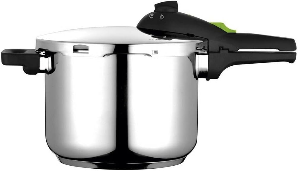 Tefal P2530738 Secure 5 Neo Stainless Steel Pressure Cooker, 6 L ...