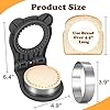 Amazon.com: Junejour Sandwich Press Uncrustables for Kids 4 inch Round ...