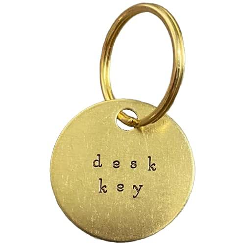 Amazon.com: Desk Key Label - Metal Keychain Identifier Tags with ...