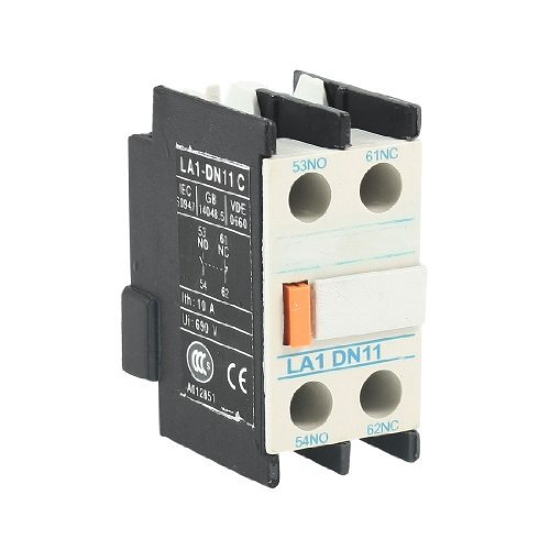 Alcoa PrimeFront Mount Auxiliary Contact Block 690V 10A 4NO LADN11C for ...