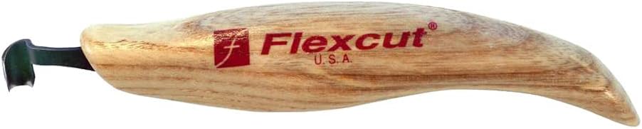 Amazon.com: Flexcut Right-Handed 3/16 Inch Scorp KN22 | Gouge for Wood Carving | 1095 High ...
