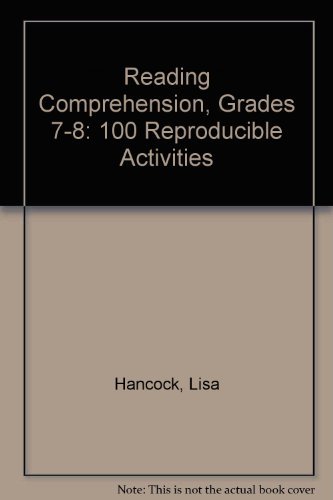 Amazon.com: Reading Comprehension, Grades 7-8: 100 Reproducible ...