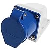 Max-Tonsen Prise Industrielle 32 ampères 3 Broches 220V-250Volt étanche ...