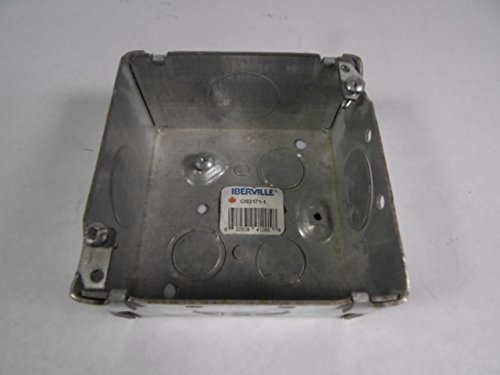 Iberville CI52171-1 Conduit Knockout Box 2-1/8x4x4 10 Knockouts ...