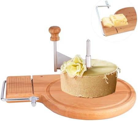 Amazon.com: ShinianYa Girolle Cheese Curler Beech Wood-Stainless Steel ...